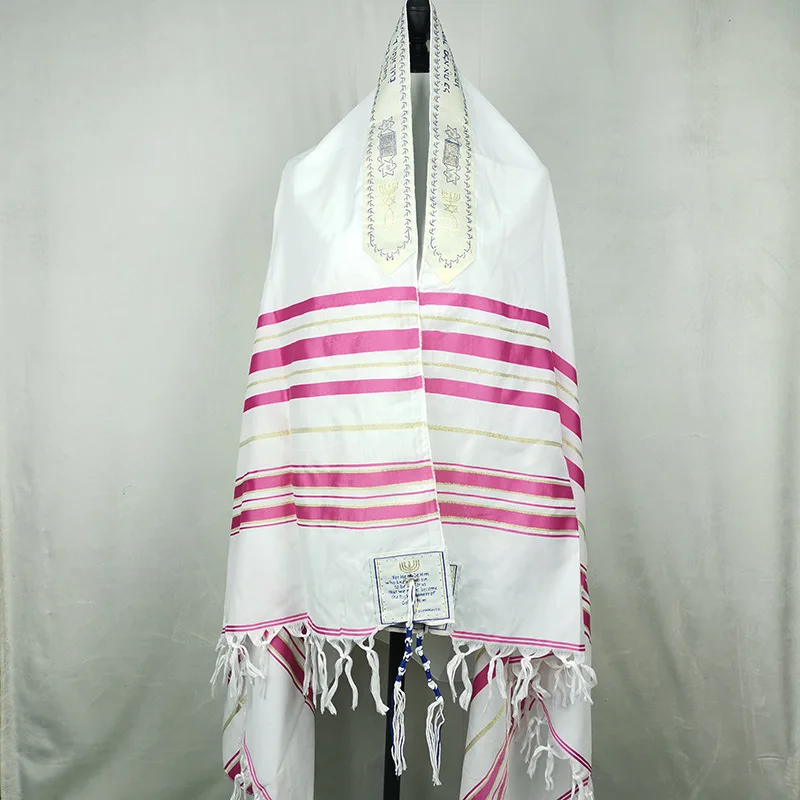 Traditional Jewish Tallit Prayer Shawl With Fringes,Jewish Prayer Scarf ...