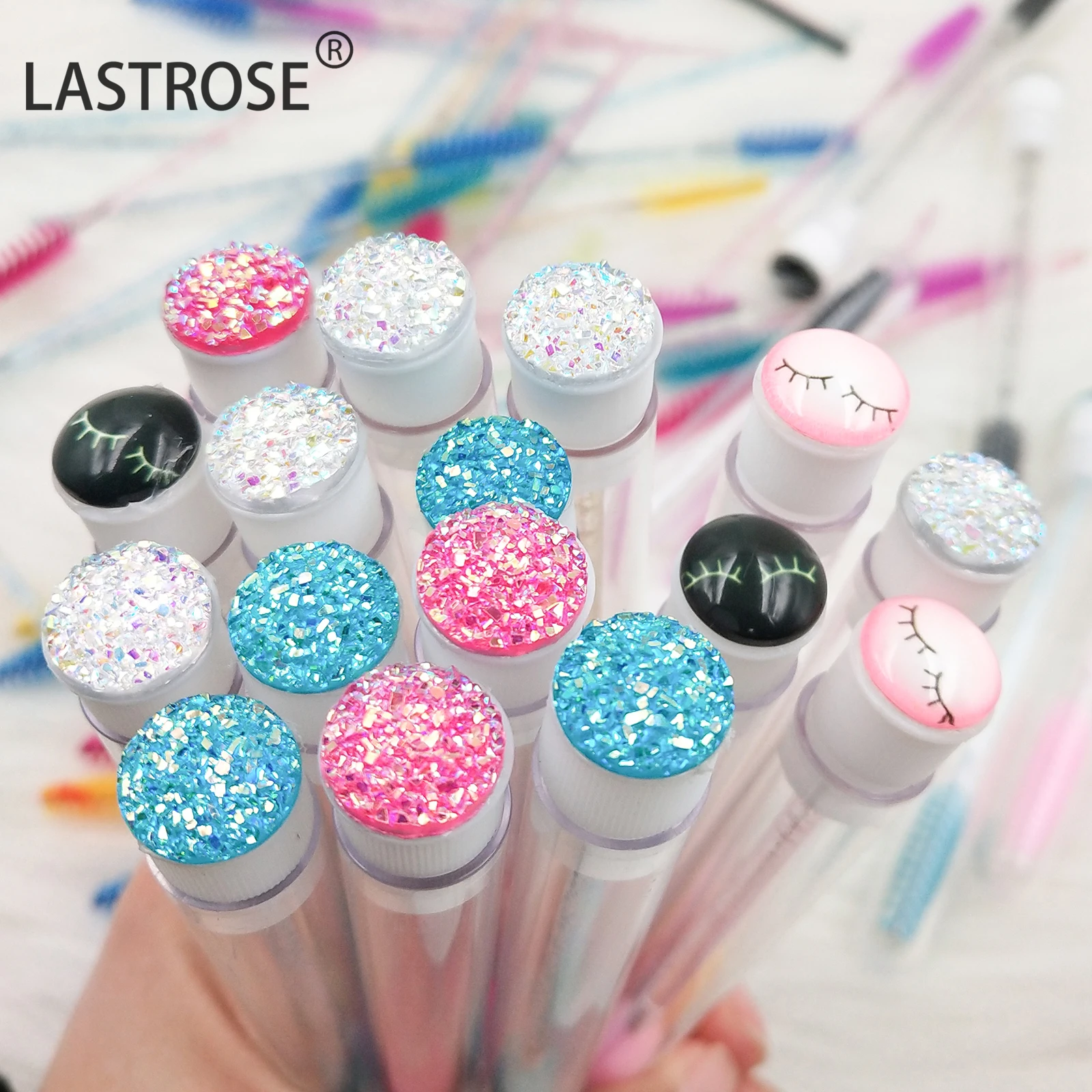 Wholesale Eyelash Extension Mascara Spoolie Cleaning Brush Disposable ...