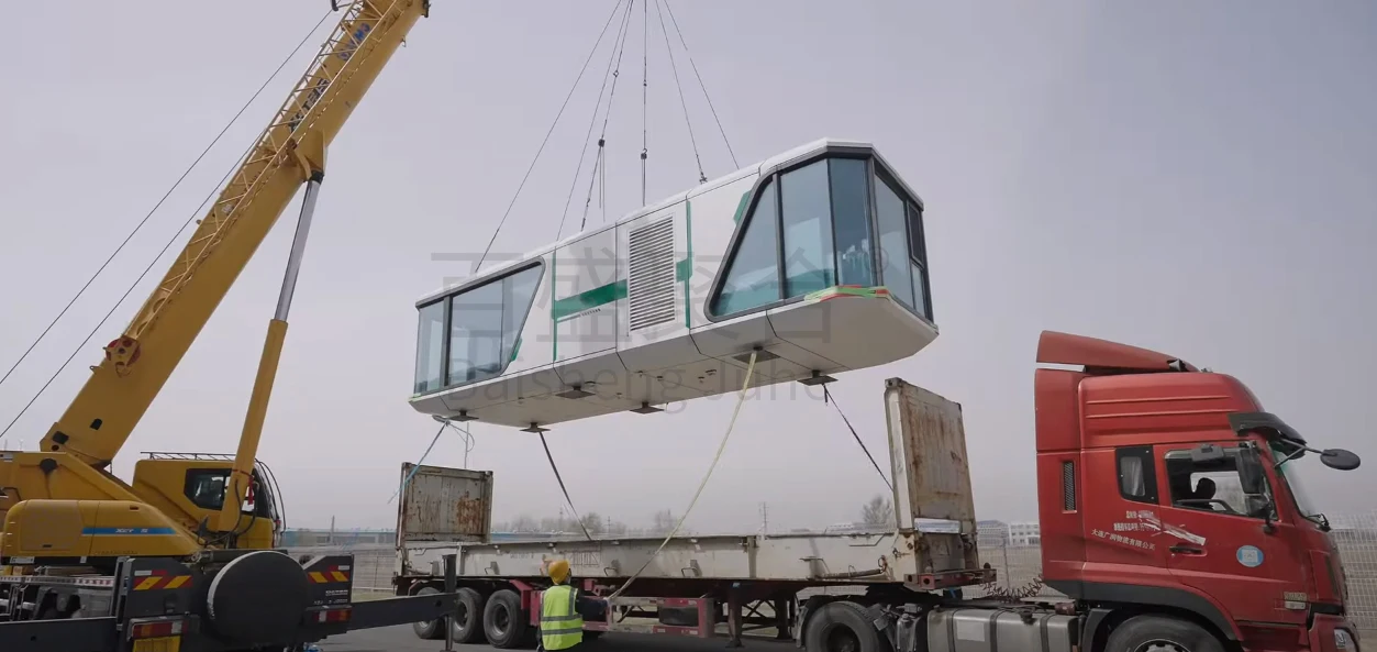 Luxury Eco Prefab Outdoor Space Capsule Home 2 Bedrooms With Kitchen ...