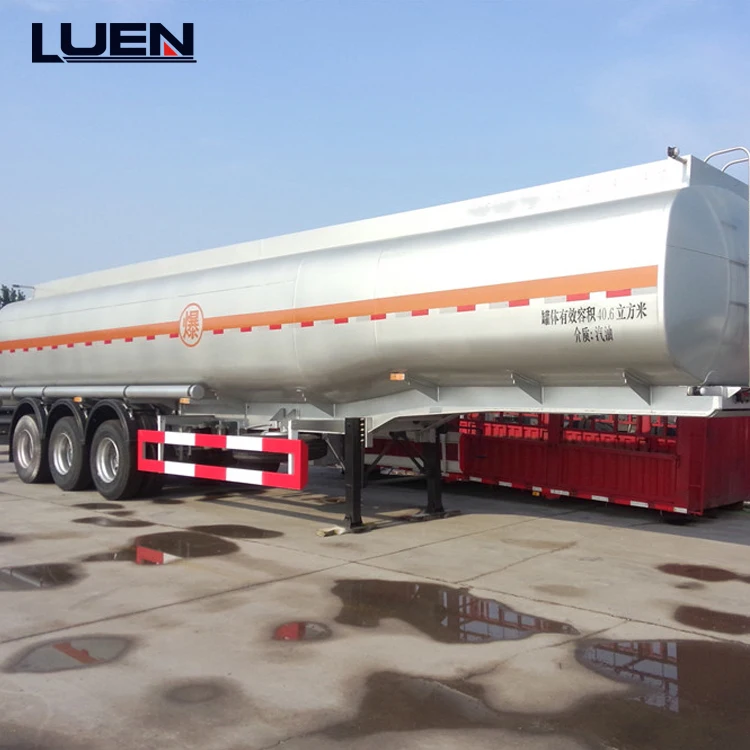 Aluminum Alloy Pneumatic Subsea Valve3 Axle 13t Gasoline Tanker Diesel ...