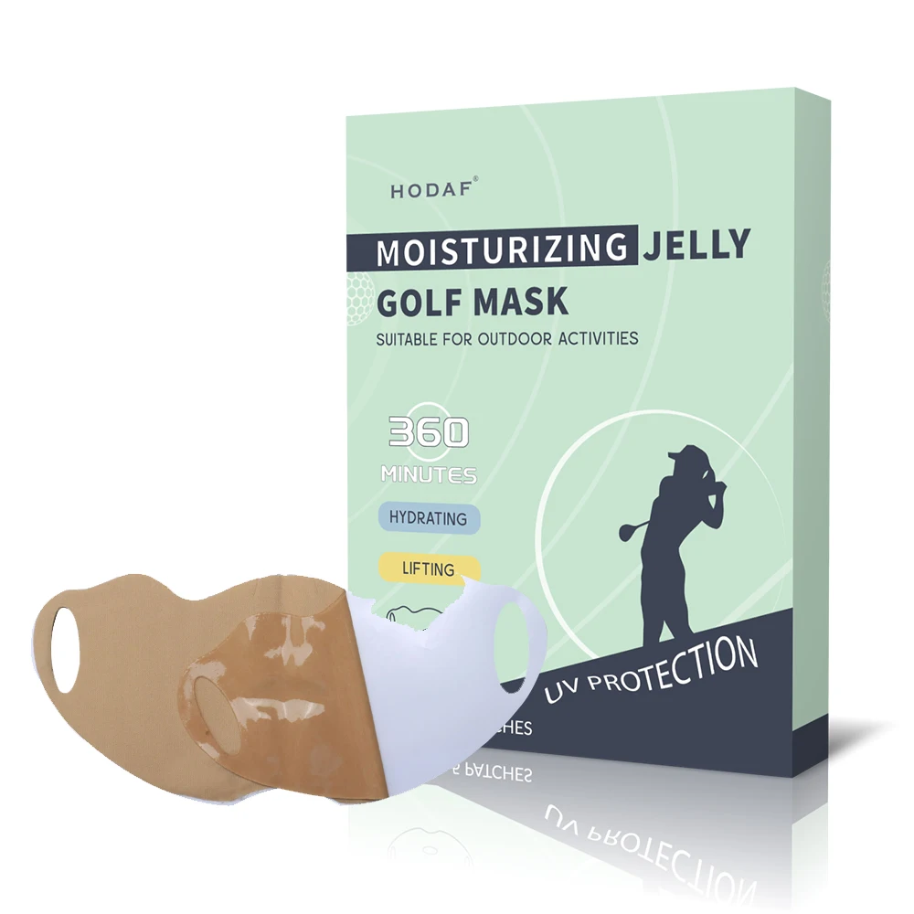 Uv Cut Protect Skin Face Fit Sunscreen Patch Golf Facial Sheets Sun ...