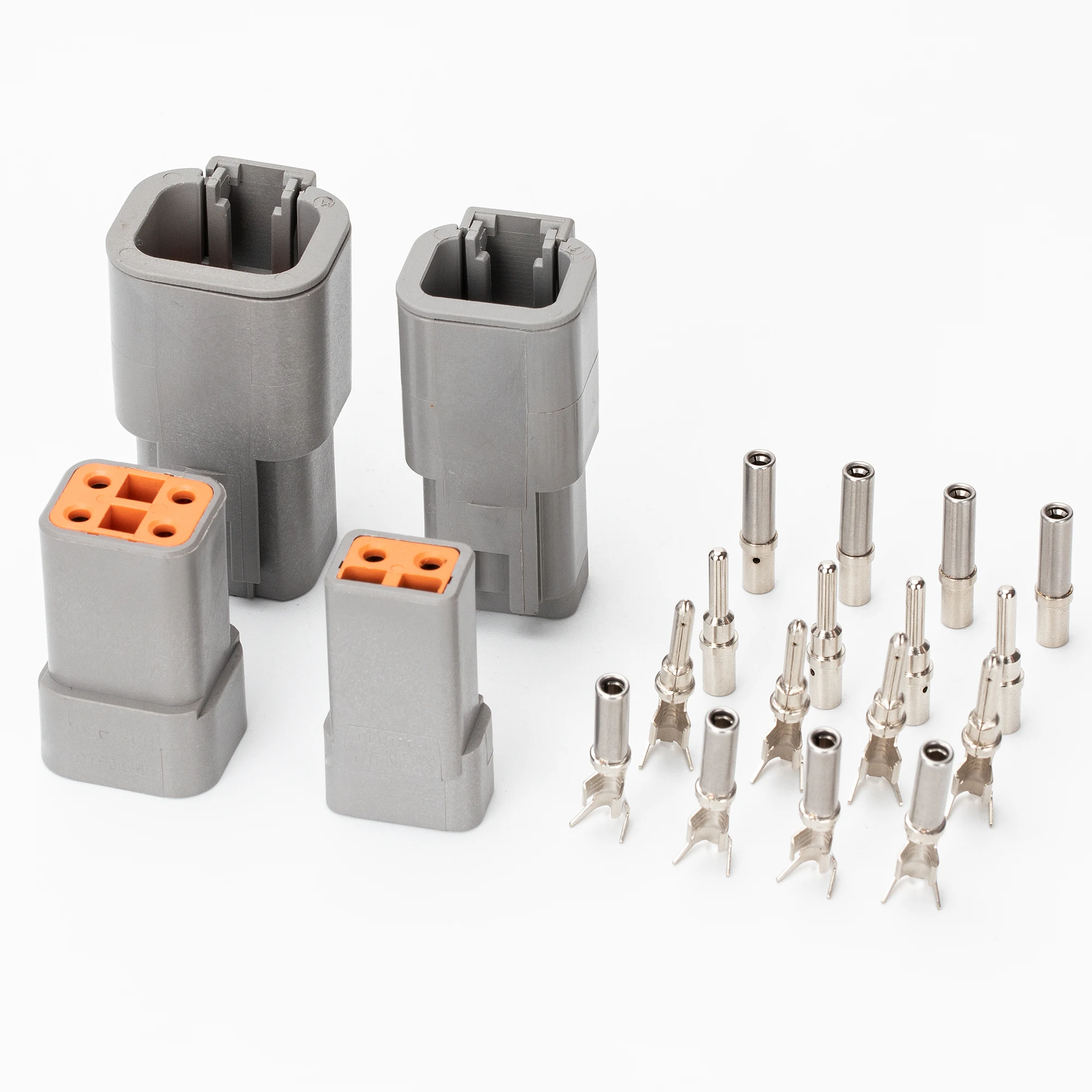 Deutsch Dtp Waterproof Electrical Wire 2pin 4pins 14-12awg Male Female Solid Contacts Terminal ...