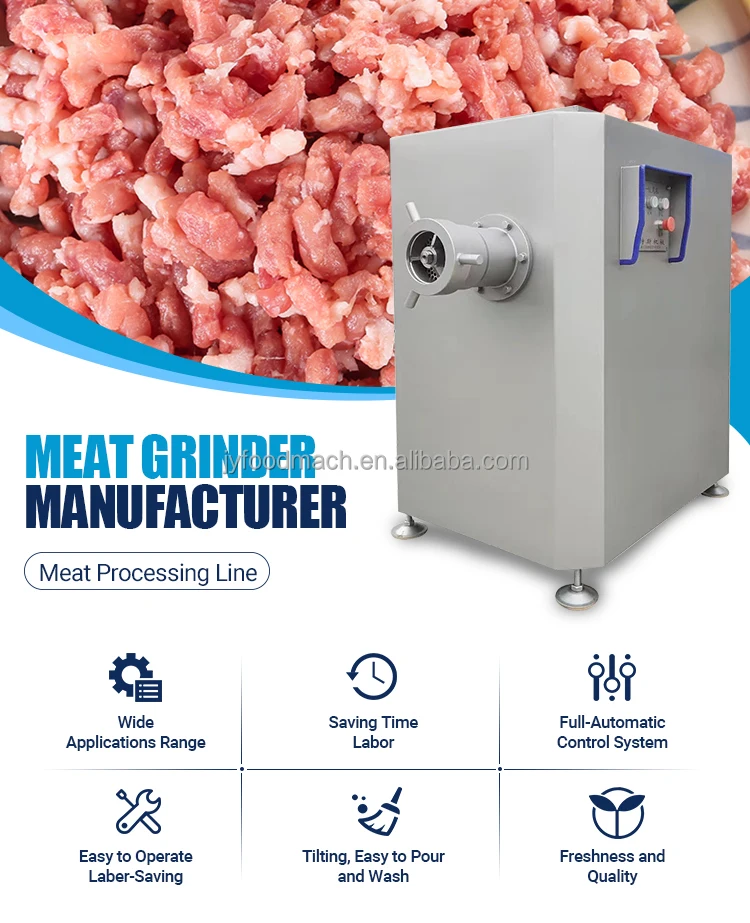 Wholesale Price Electric Meat Grinder Sausage Beef Mincer Machine Big ...