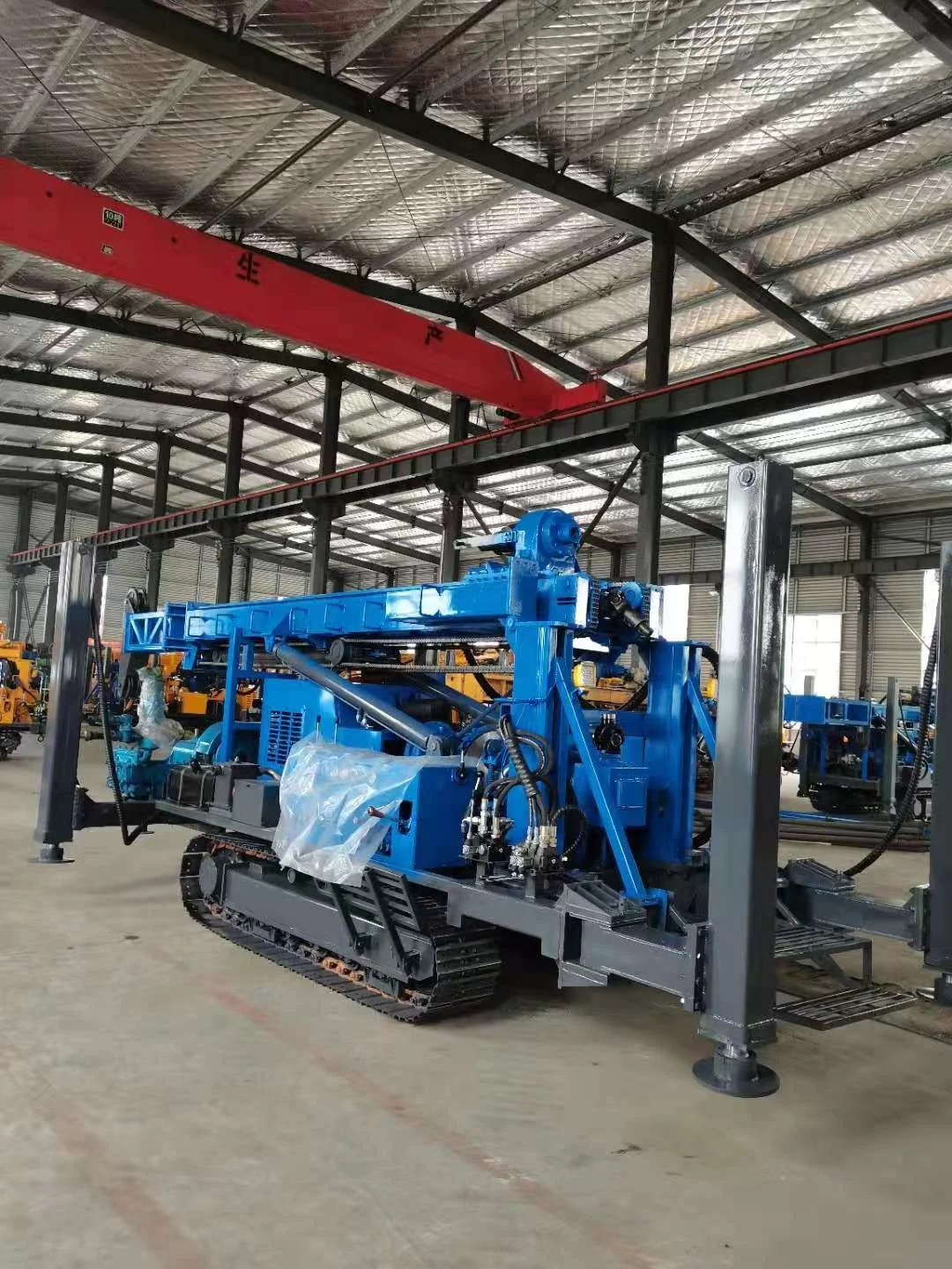 Orangemech Top Drive DTH Rotary Hydraulic Crawler Borehole Well ...