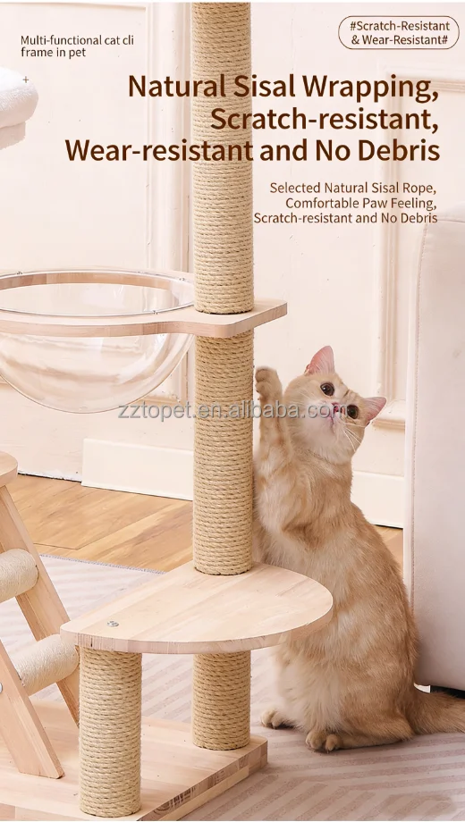 Source Mu House KT Collection Cross-border Cat Climbing Rack with Multi ...