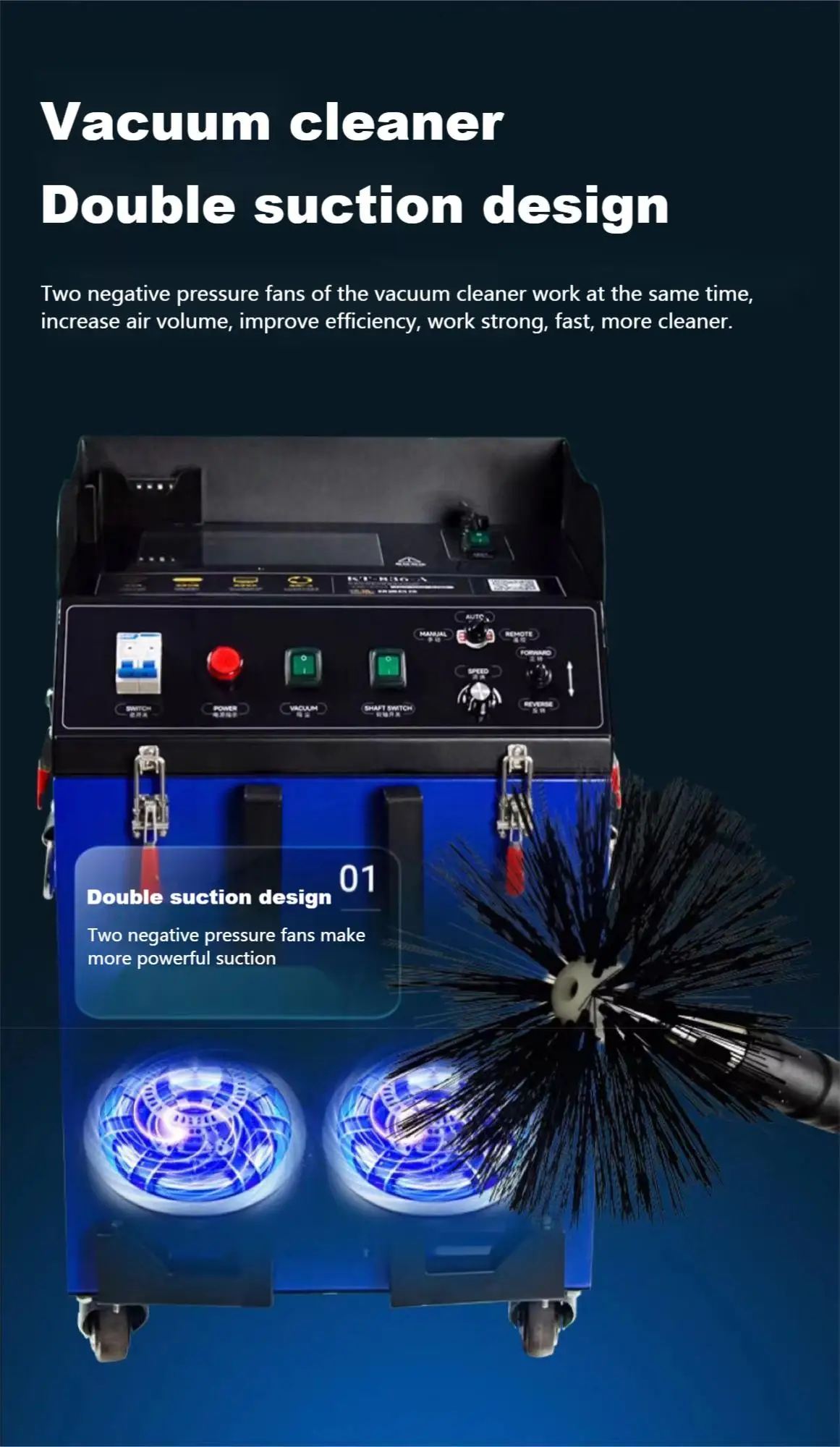 Factory Air Duct Cleaning Machine With Camera For Central Air ...