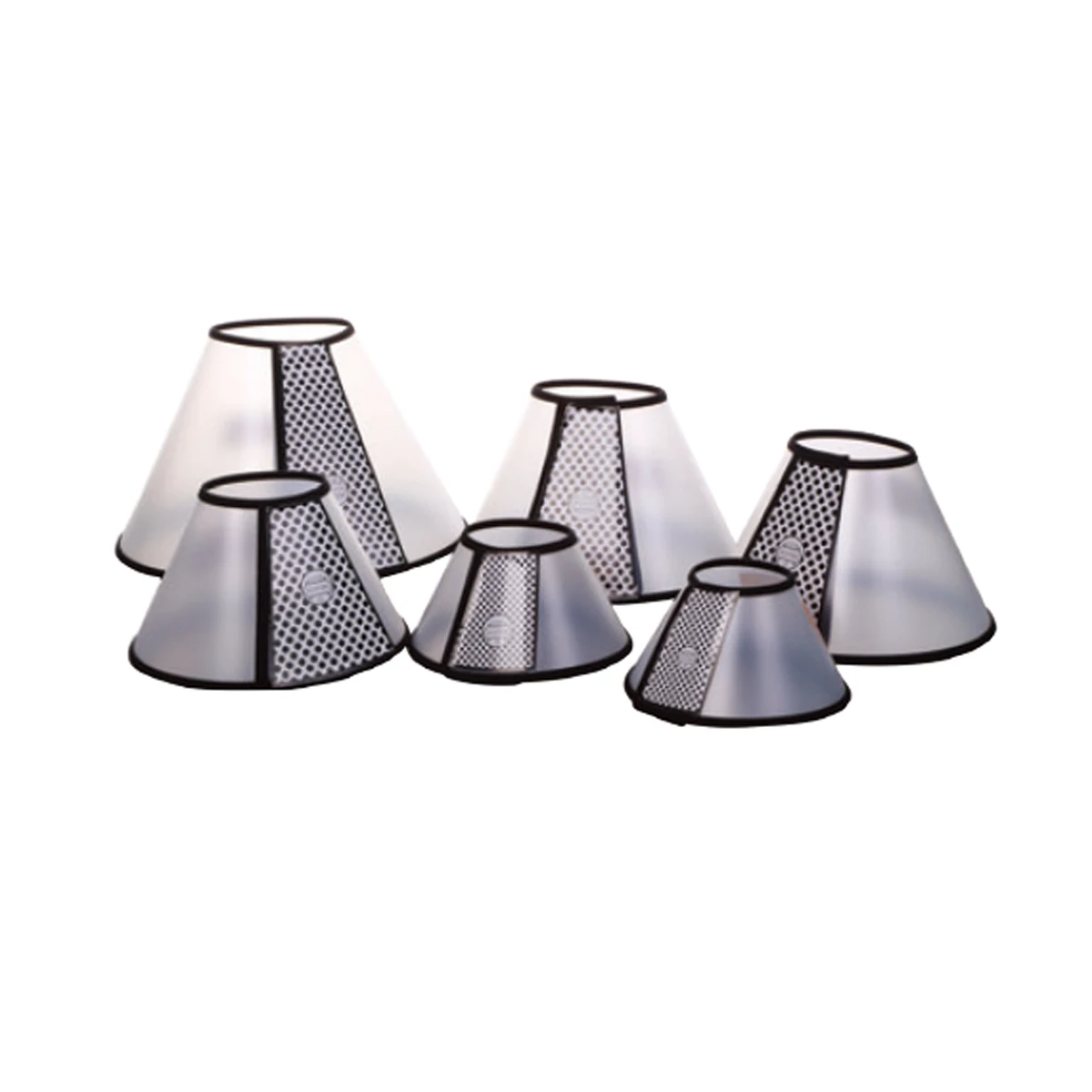 Pet Recovery Dog Cones Cat Cone after Surgery Vent Adjust Plastic Dog ...