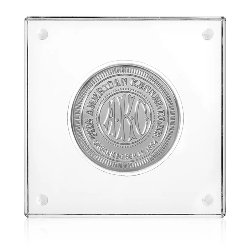 Custom Clear Challenge Coin Display Frame With Magnetic Acrylic Plastic ...