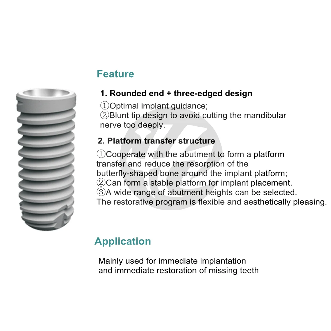 Soft Tissue Model Dental Implants Pure Titanium Sp Dental Implants ...