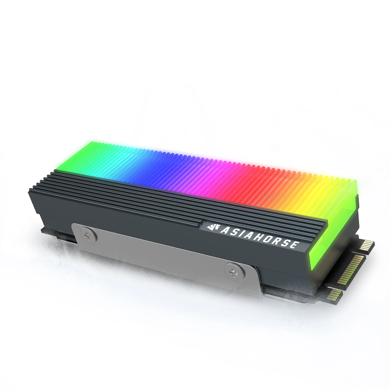 AsiaHorse heatsink aluminum pc accessories nvme m2 ssd cooler rgb ...