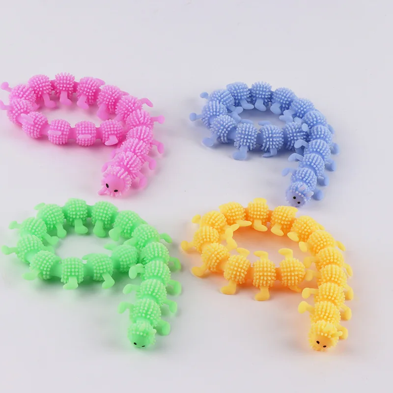 Caterpillars Sensory Toy - Stress Relief Stretchy String Worm