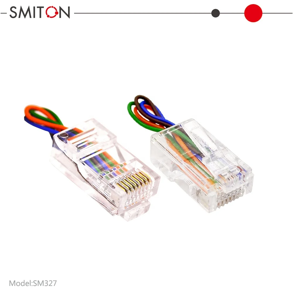 RJ45 Loopback Connector Plugs - 8P8C Male Plug for Telecom Applications ...
