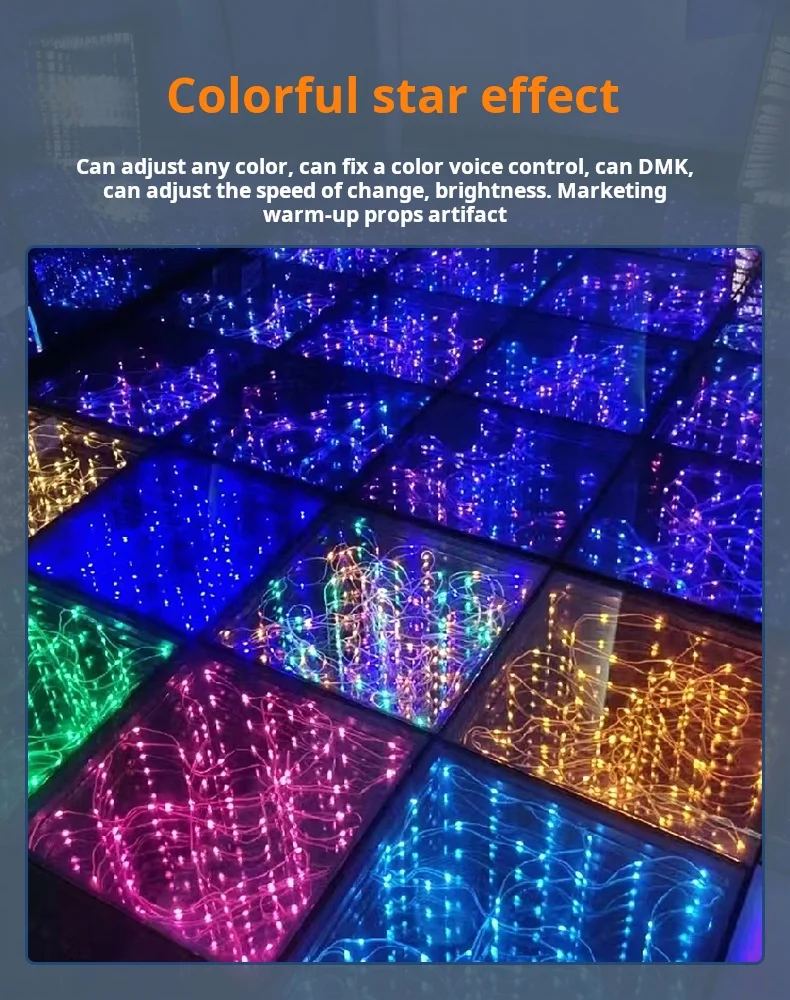 Led Abyss Floor Tile Background Light Stage Outdoor Square Luminous ...