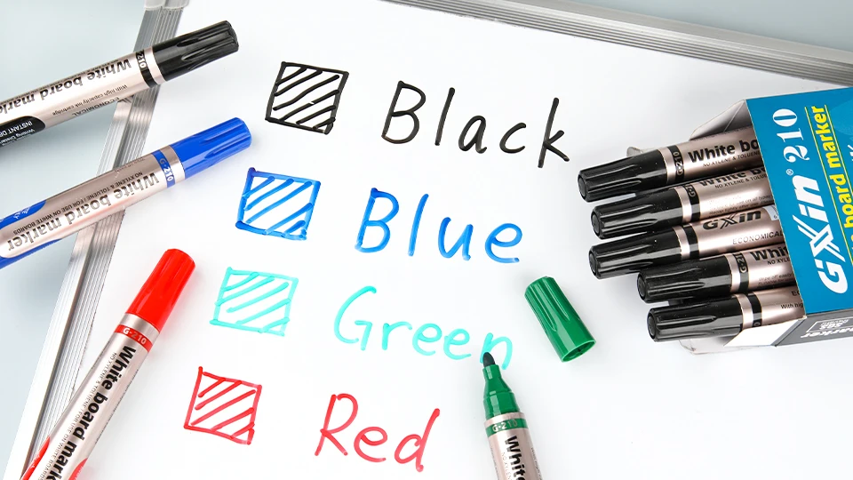 Gxin G-210 Non Toxic White Board Marker Pen Custom Repeated Filling Dry ...