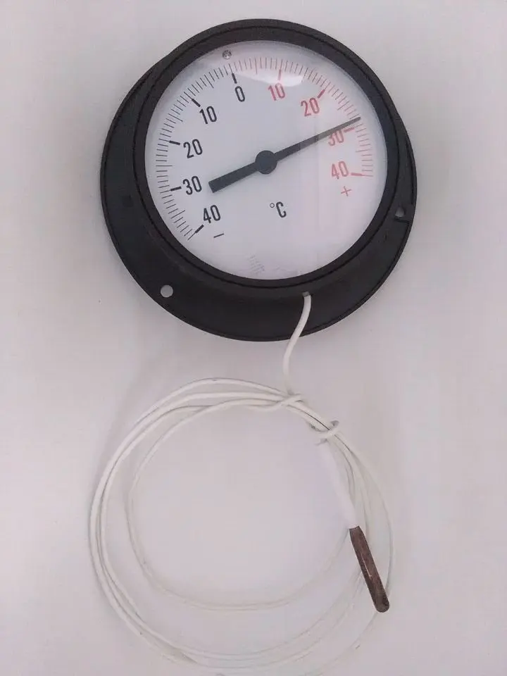 Accurate Capillary Thermometer - 4inch Dial with Remote Bulb