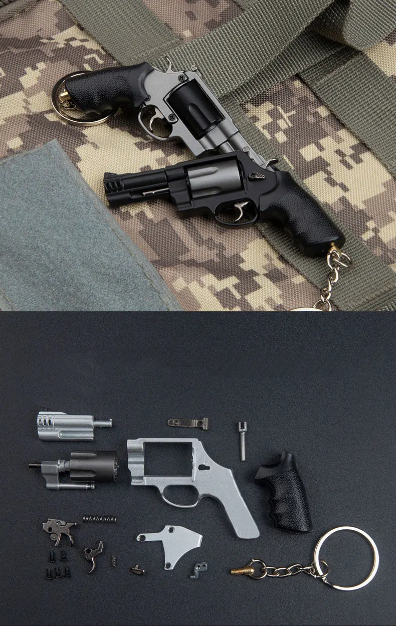 Revolver Smith Wesson Model 500 75MM Gun Toy Keychain Cheap Realistic 7 ...