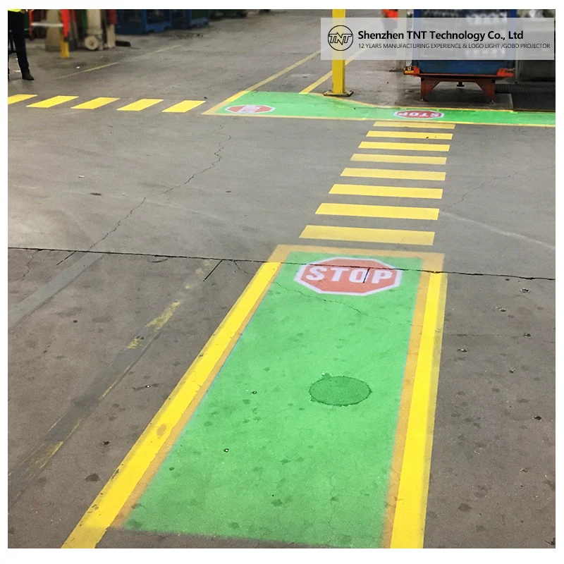 Tnt Manufacturing Forklift Use Safety Warning Projector Light Warehouse ...