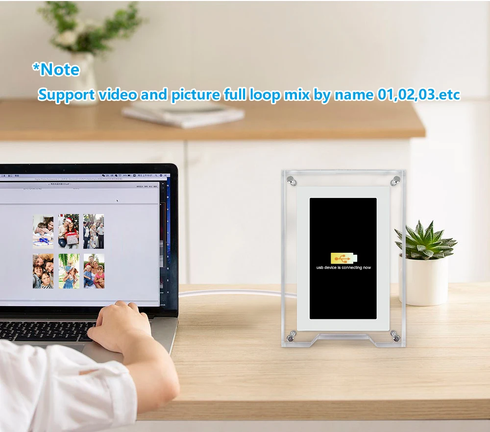 Wholesale Dropship 7 Inch Picture Art Acrylic Video Infinite Object ...