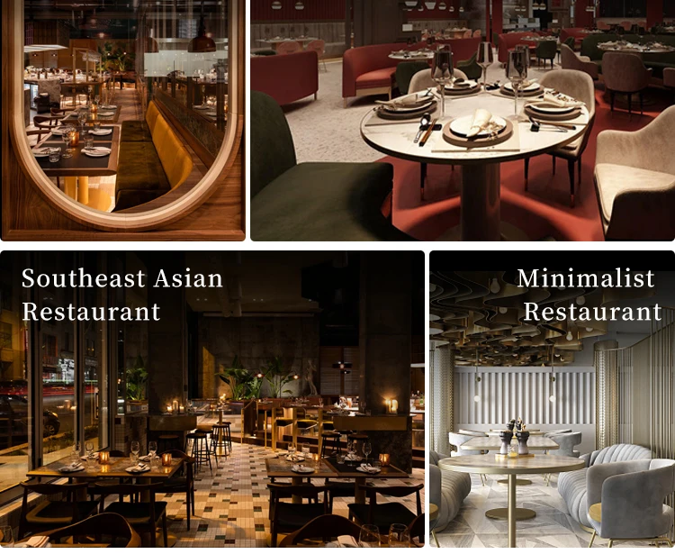 HUALIN Modern Minimalist Rock Slab Restaurant Table Customized, Sturdy ...