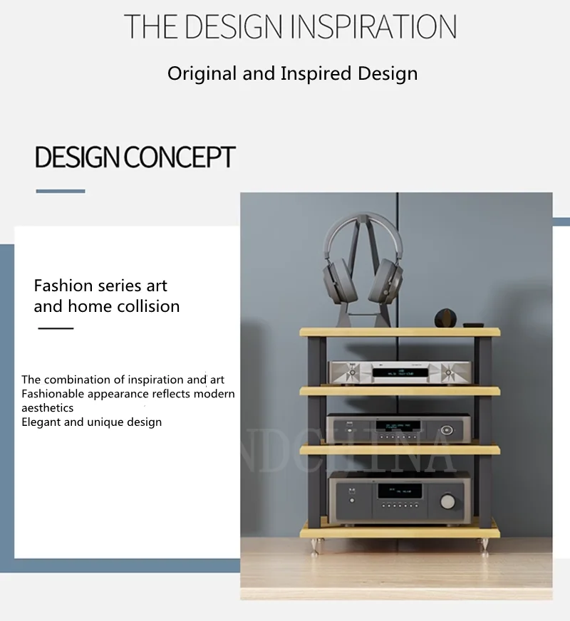 DK-019 Desktop Small Rack - Earphone Amplifier & Printer Stand