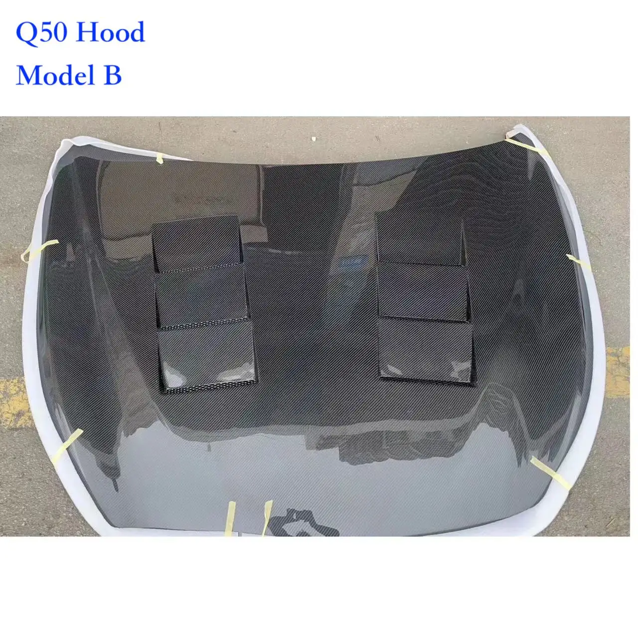 MRD S Style Carbon Hood for Infiniti Q50 2014+ Q60 CF