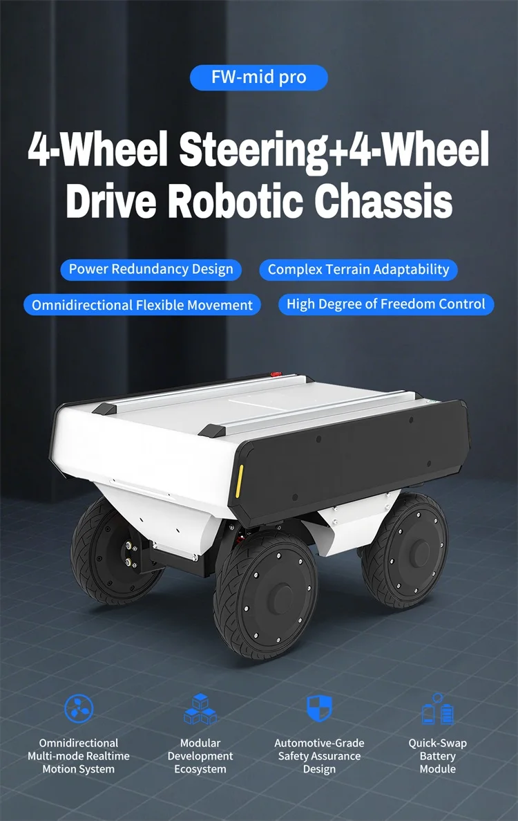 Unmanned Express Delivery Ugv Mobile Robot Base Platform Wheeled ...