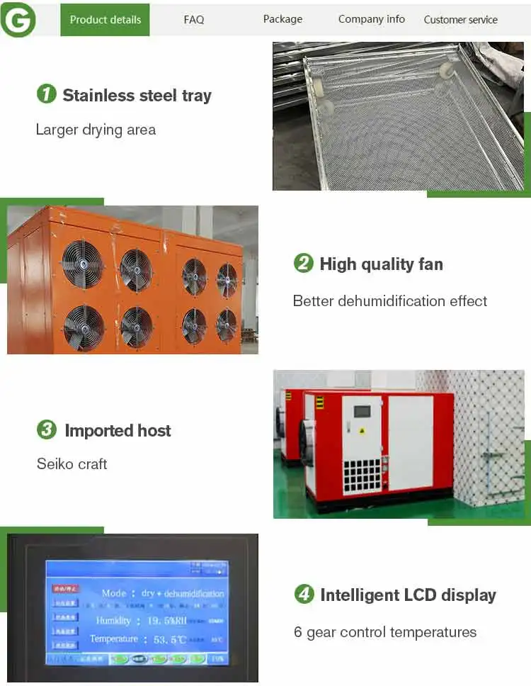 Efficient Fig Mango Wood Timber Fish Tomato Meat Dehydrator