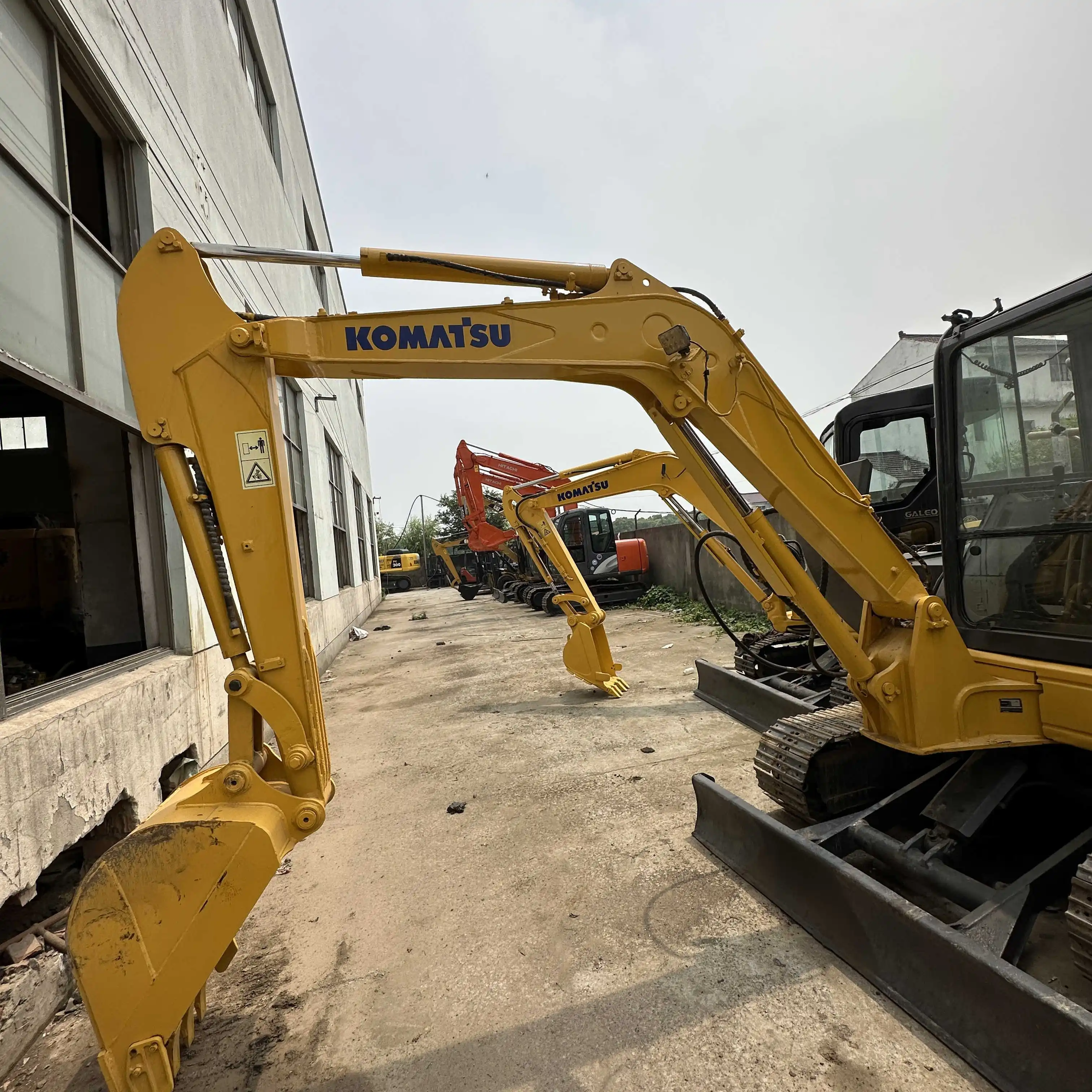 5.5 Ton Used Excavator Komatsu Pc55mr Original Crawler Digger Pc35/55/70 Has Epa And Ce ...