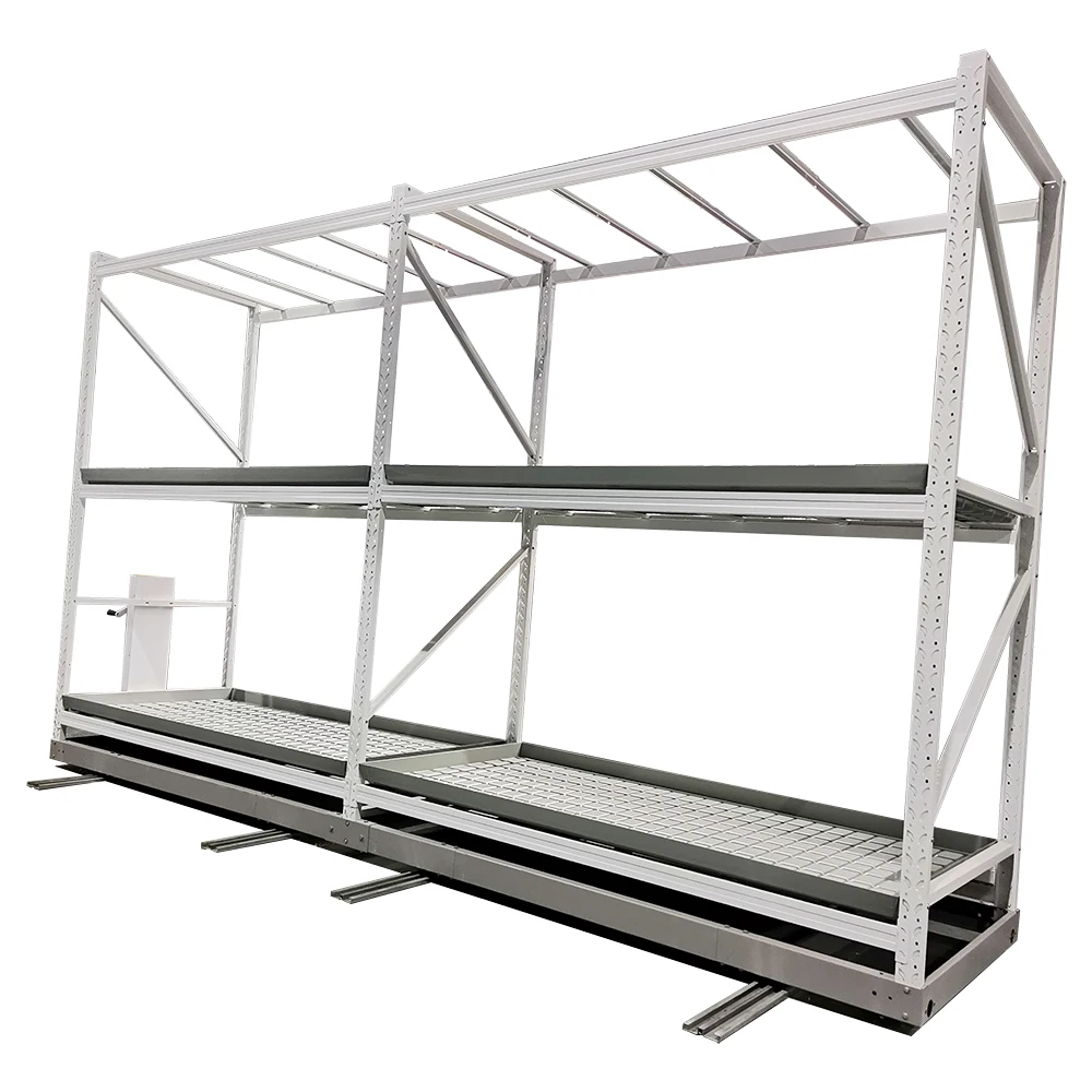 Double Rack Growing Grow Table Racking Growing Racks Growing Racks For ...