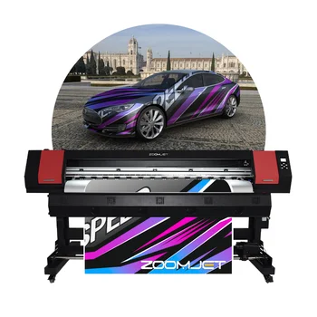 Zoomjet Hot Sale 1.8m I1600/xp600 Print Head Large Format Eco Solvent ...