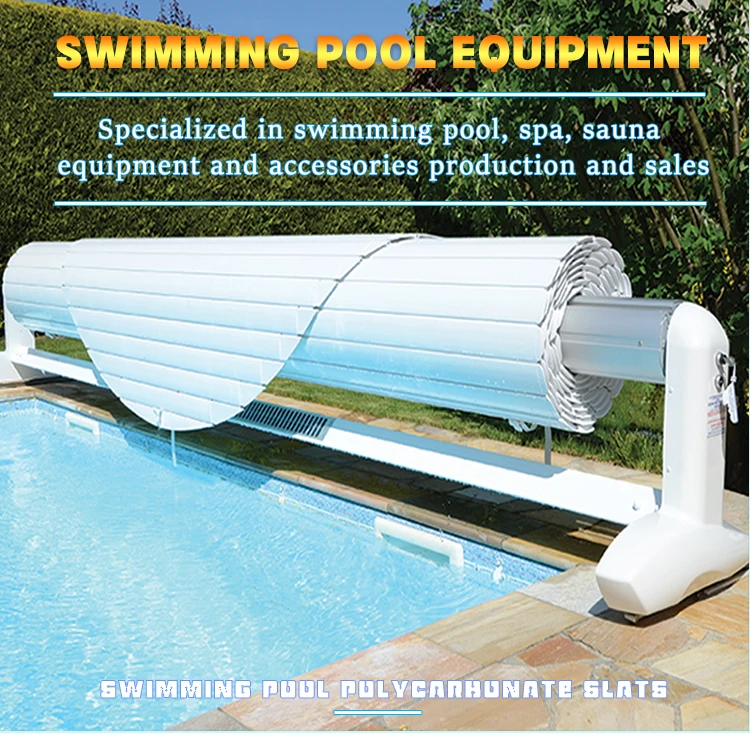 PC Electric Automatic Swimming Pool Cover Safety Polycarbonate