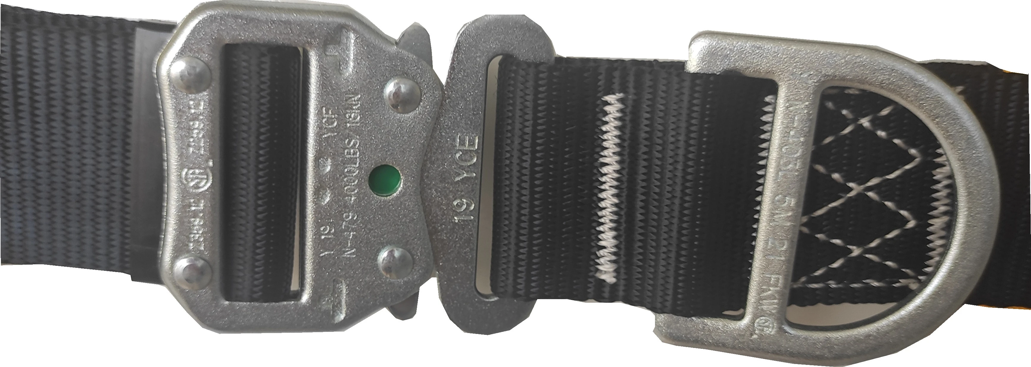 Green Black Full Body Harness Safety Harness Using for Personal Fall ...