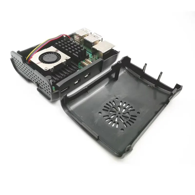 New Raspberry Pi 5 Model B Matte black Case Cover Shell Enclosure Box ...