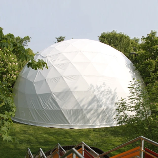 Customized Size Big Glamping Geodesic Dome Tent Kit Pvc Fabric ...