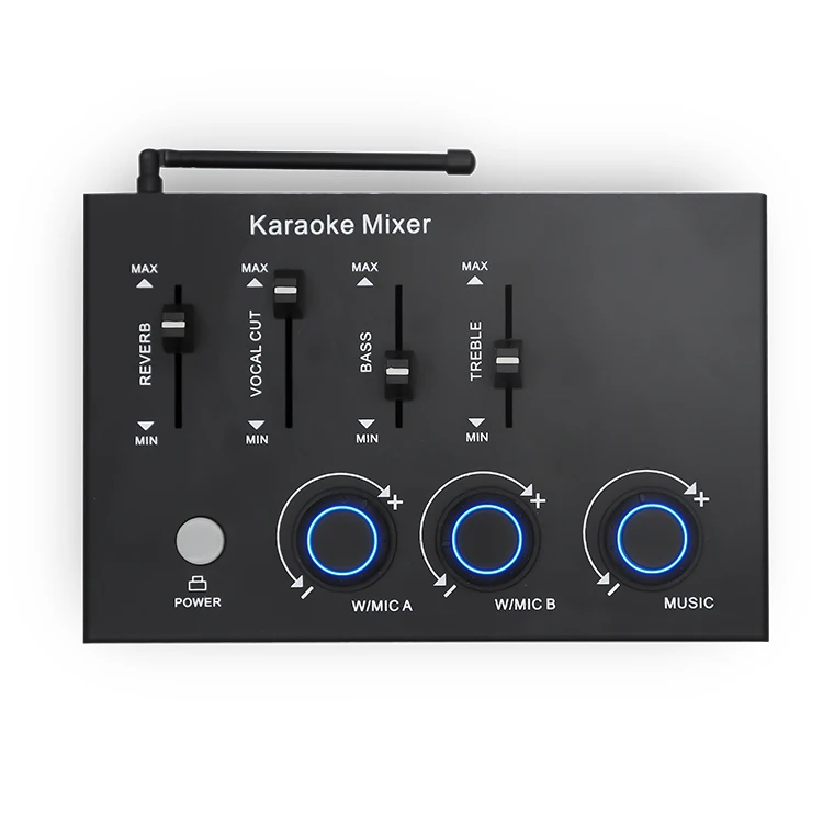 K9d Home Theater Karaoke Microphone Mixer System With 16 Channels ...