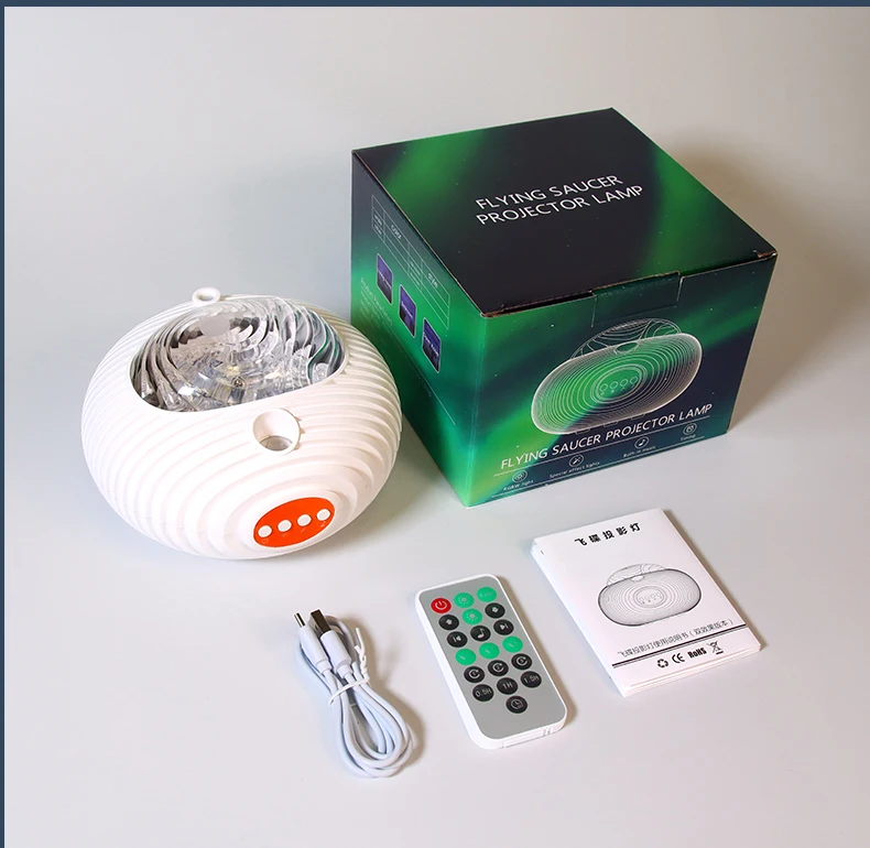 Egogo 3d Double Effect Galaxy Projector Aurora Projector Rechargeable ...