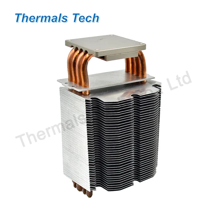 400W power LED heat sink with copper heat pipe for power round stage ...
