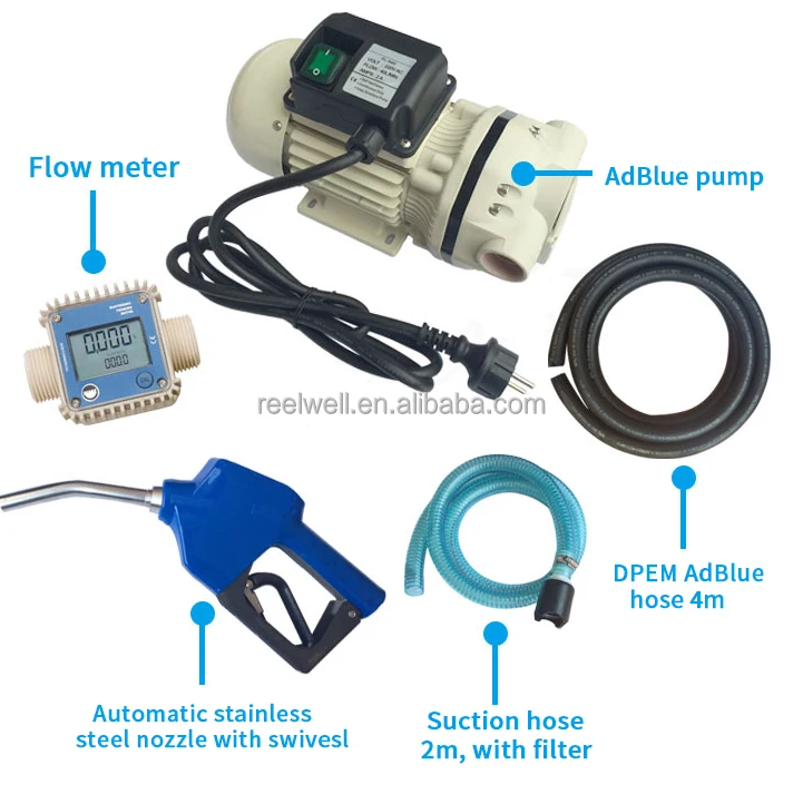 12v 24v 220v Electric Adblue Pump Unit For Urea Solution - Buy Electric ...