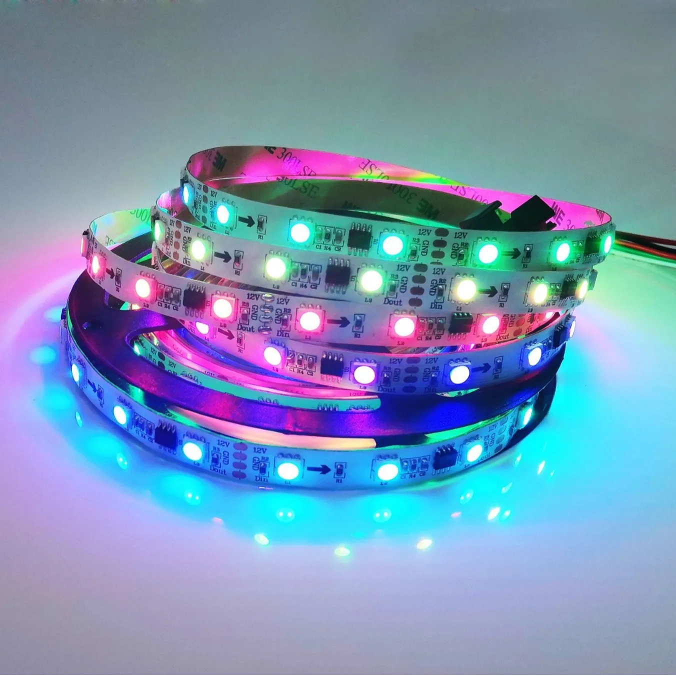 High Voltage SMD5050 LED Strip Light AC100V-240V 60LEDs/M 100m Per Roll ...