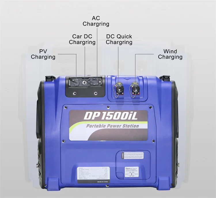 2048wh 1500W Portable Power Station - Reliable Backup Power