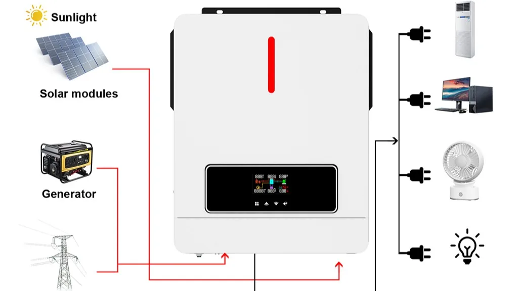 15kw Three-phase On Off Grid Tie Ups Power Price Pure Sine Wave Hybrid ...
