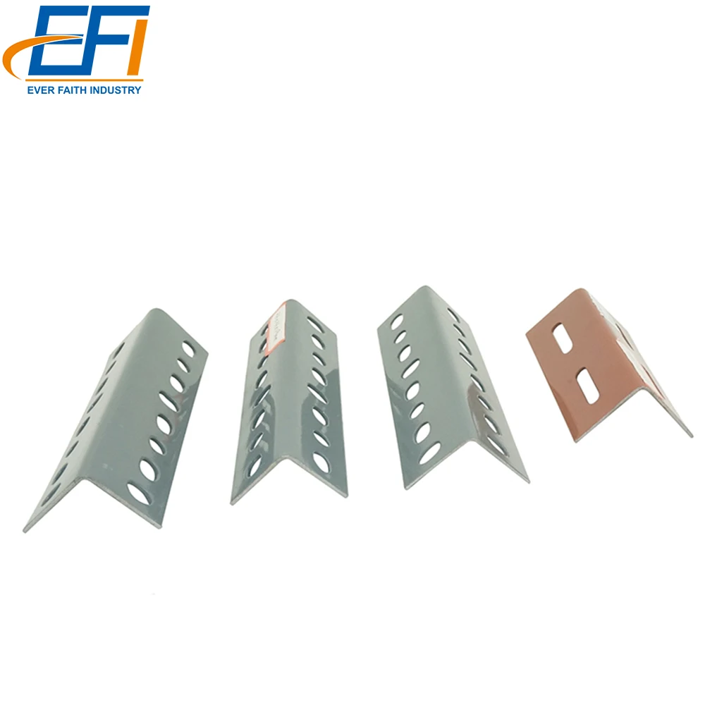 MS Steel Angle Bar Weight Sizes Chart - Equal Slot Hole Punching