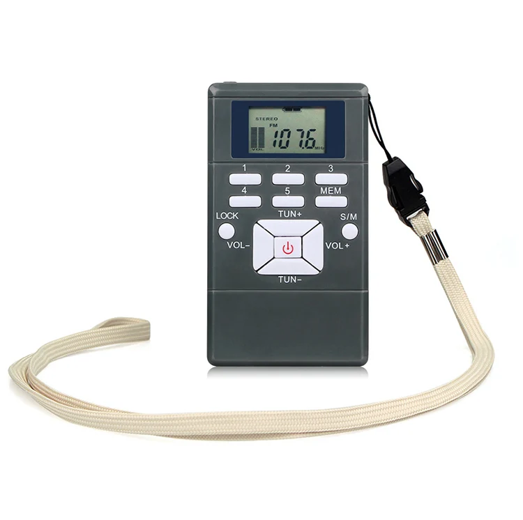 Mini Fm Radio Digital Clock Receiver For Meeting Simultaneous ...