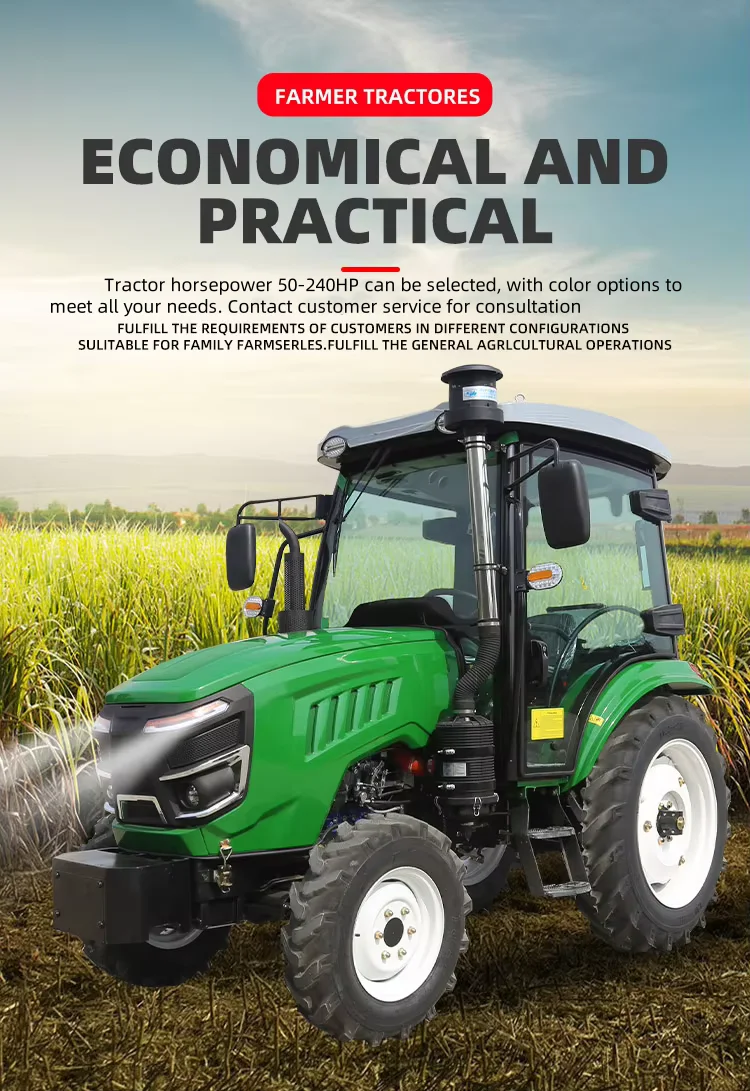 The Best-selling Chinese Made Tractor Is a Large Heavy-duty 4x4 4wd Agricultural Tractor with a ...