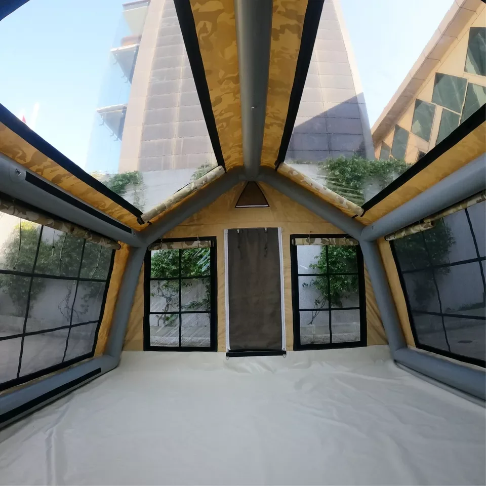 2023 Camouflage Inflatable Camping Tent Tpu Pvc Tube Waterproof Oxford ...