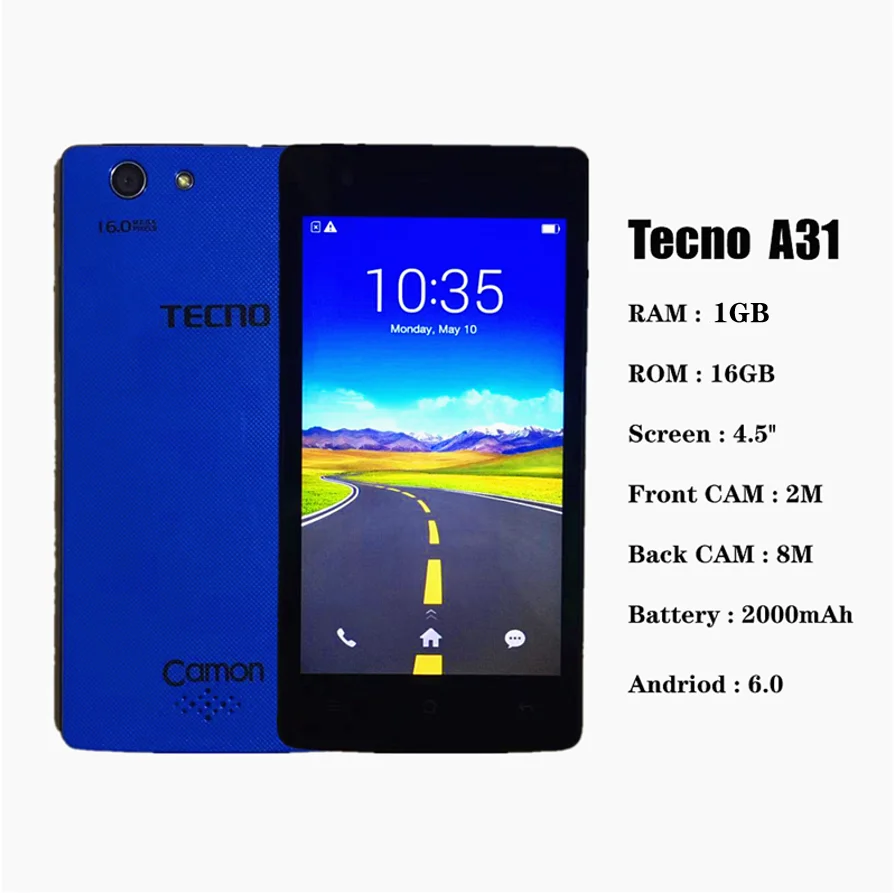 Hot Sale Wholesale Tecno A31 16gb Rom 4g Lte Dual Card Global System ...