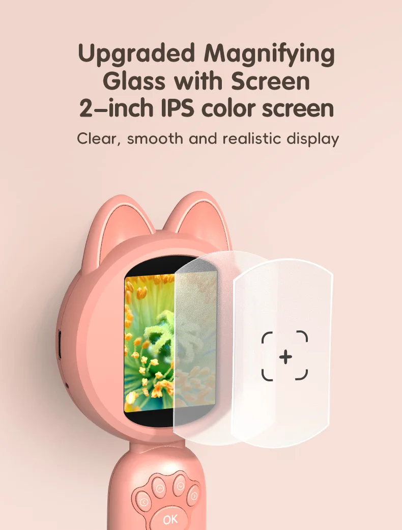 100X Magnifying Glass with LED Light - Perfect for Reading