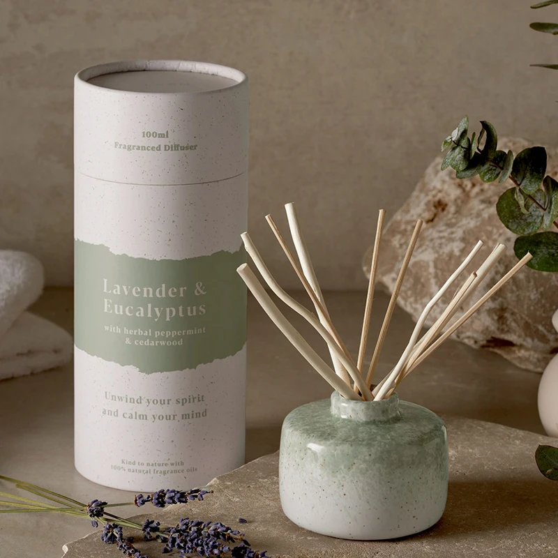 Hot Sale Ceramic Rattan Reed Diffuser Vase White Ceramic Reed Diffuser ...