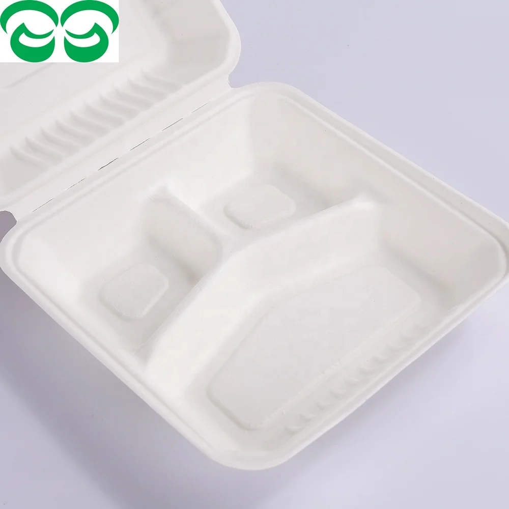 Biodegradable Clamshell Disposable Takeaway Food Container - Buy ...