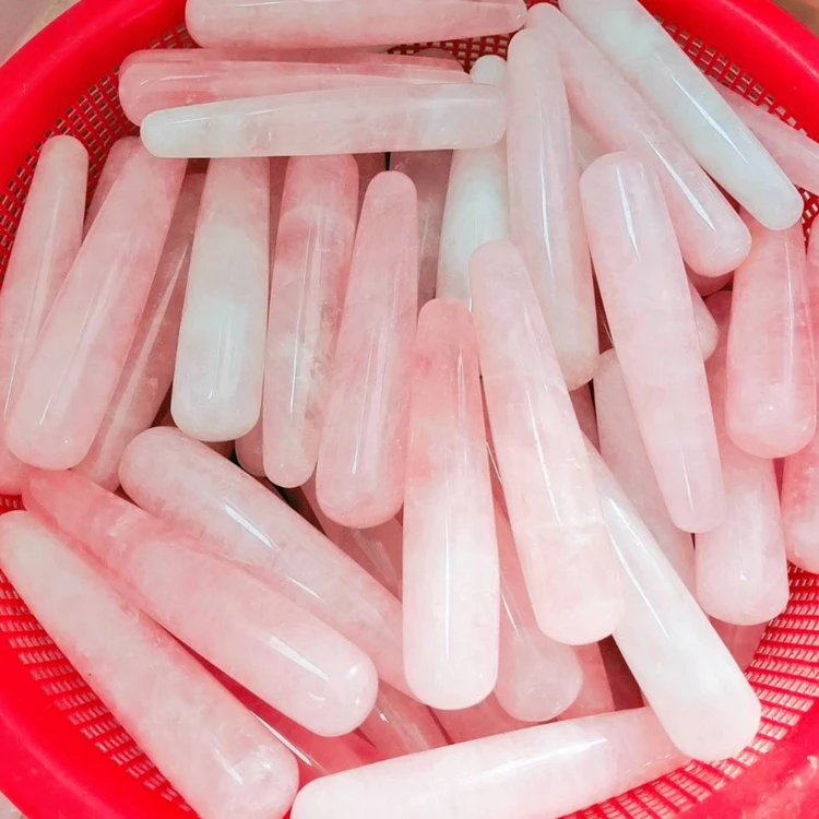 Vibrating Vagina Wand - Tightening Types of Crystal Rose Quartz Massage ...
